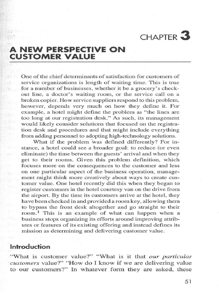 Customer Value | PDF | Hierarchy | Information