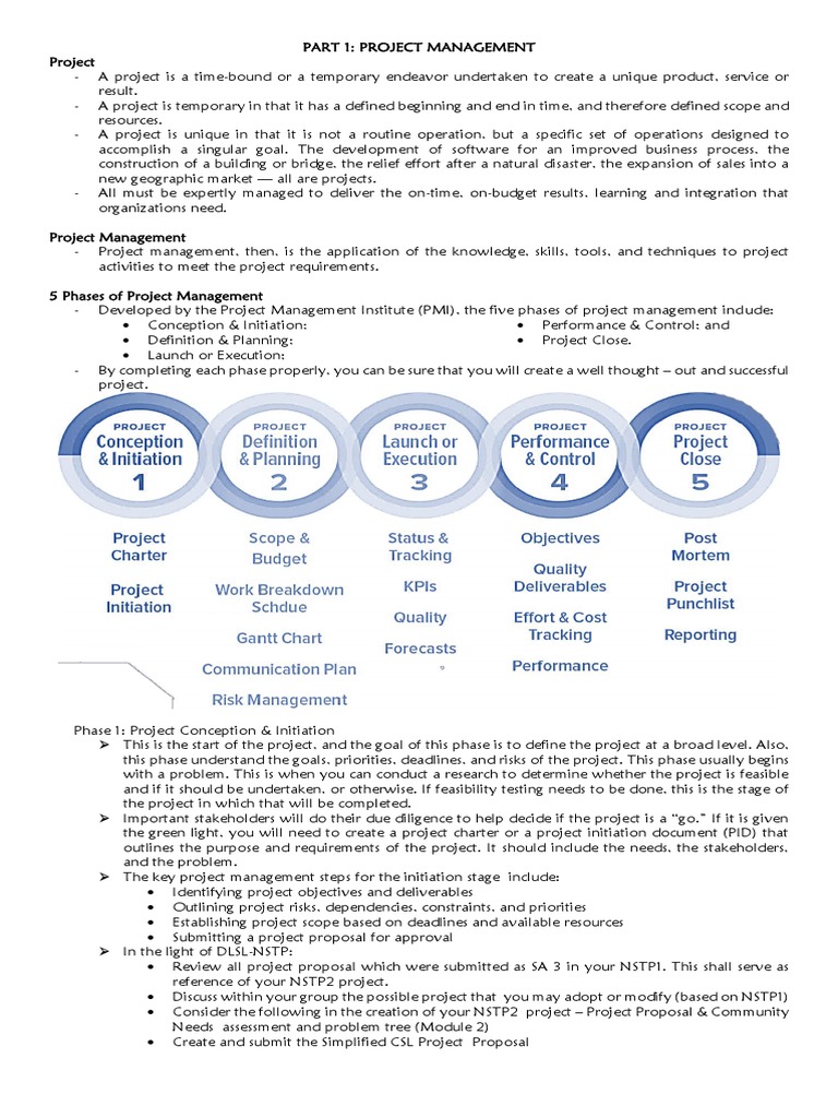 Module 3-NSTP | PDF | Project Management | Goal