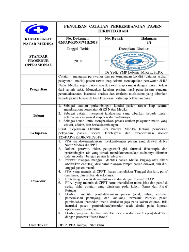 Sop Penulisan CPPT | PDF