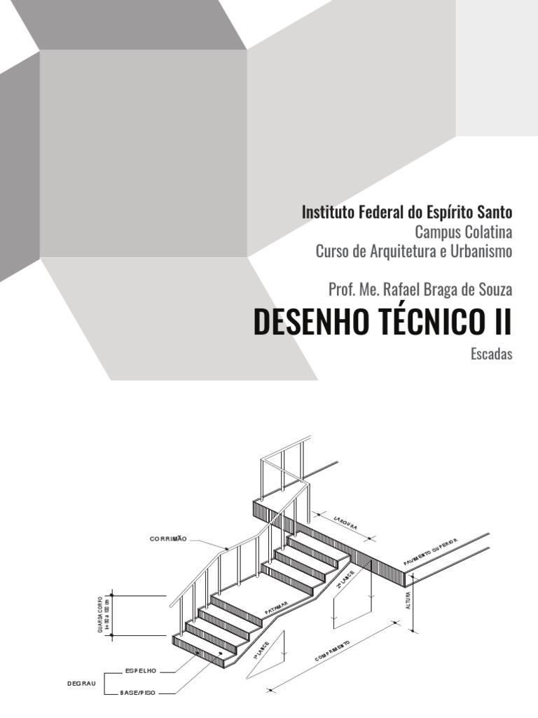 Aula 2 - Escada Simples | PDF | Desenho