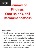 Chapter 5-Summary, Conclusion and Recommendations of Research | PDF ...