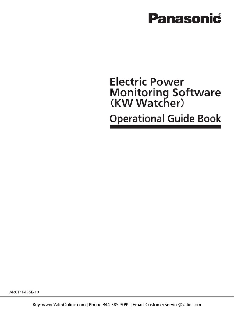 Panasonic KW Watcher Manual | PDF | Installation (Computer Programs ...