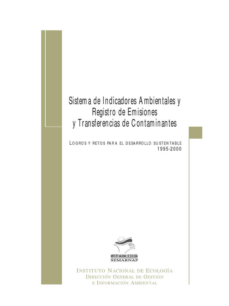 s4 - Sistema de Indicadores Ambientales y Registro de Emisiones y Transferencias de ...