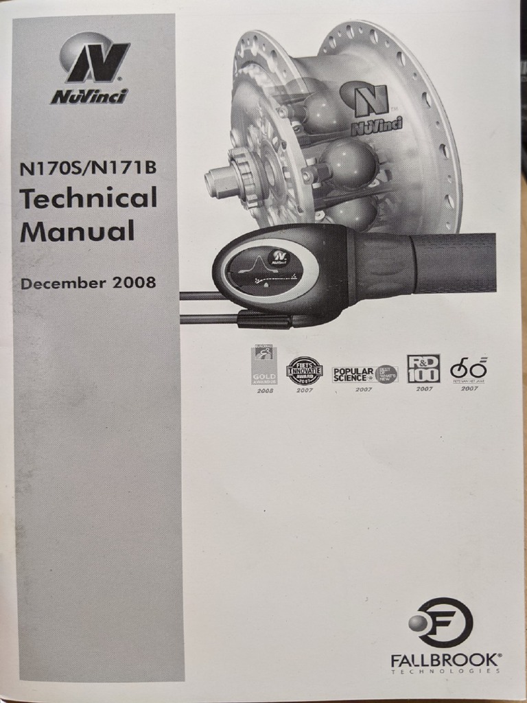 NuVinci N171 Tech Manual | PDF