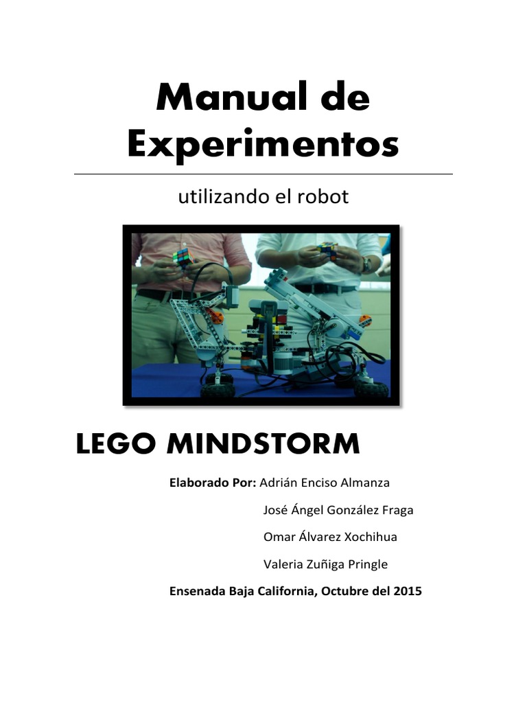 Experimentos con LEGO MINDSTORM | PDF | Informática | Ingeniería Informática