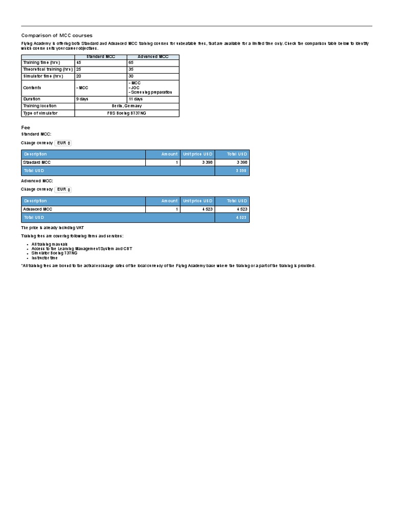 Flight Training MCC - Multi Crew Cooperation | PDF
