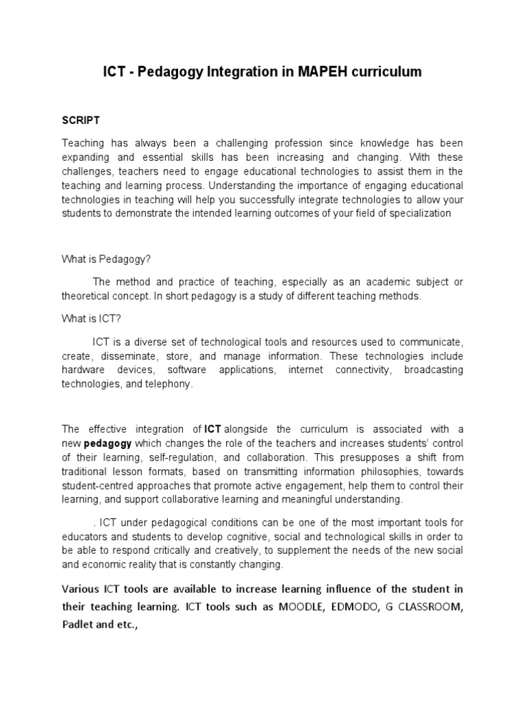Script TTL 2 | PDF | Educational Technology | Teaching Method