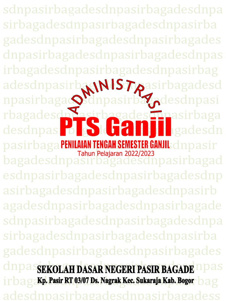 Adm PTS Ganjil 2022-2023 | PDF