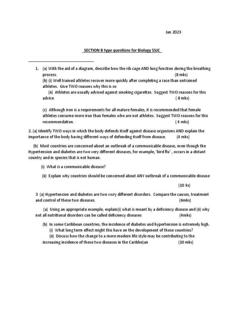 Biology Exam Prep for Students | PDF