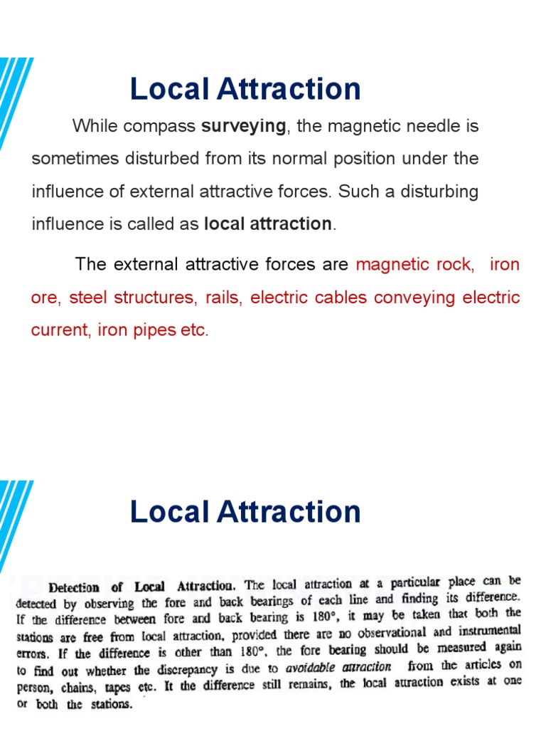 Local Attraction: The External Attractive Forces Are | PDF | Compass ...