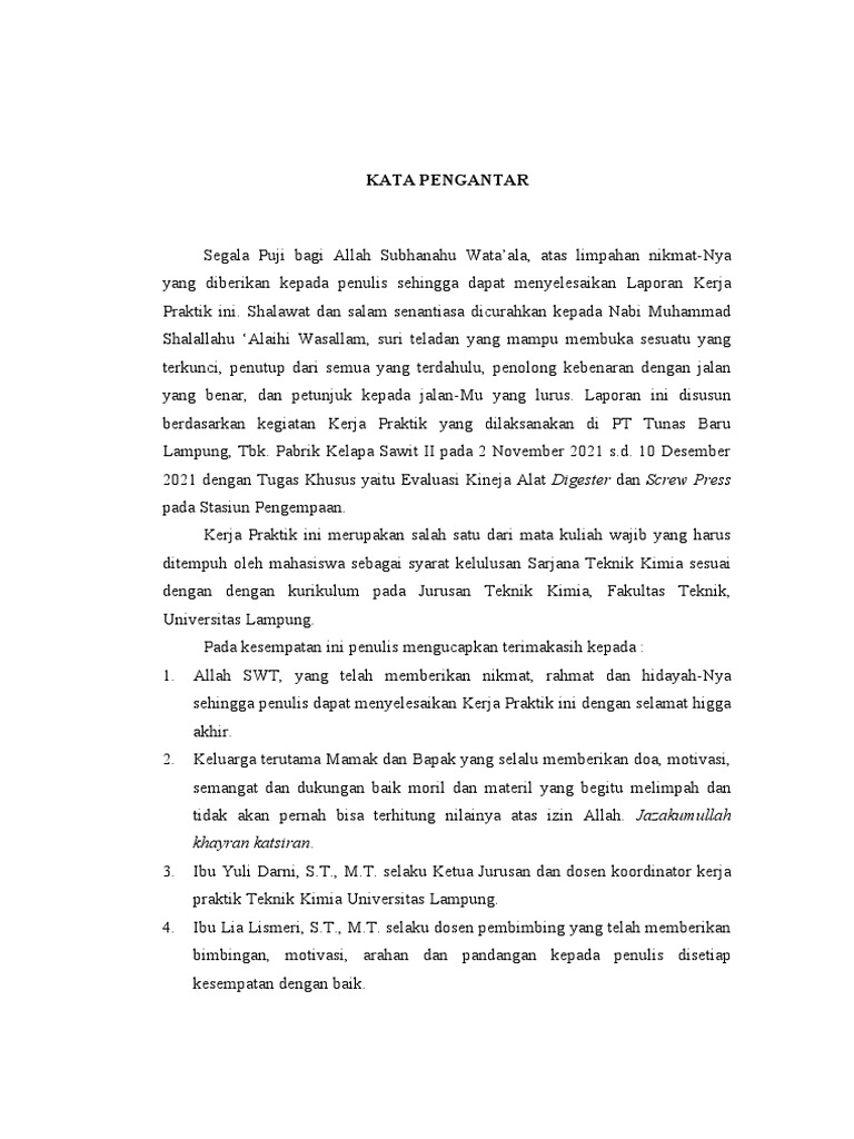 Bismillah KATA PENGANTAR | PDF