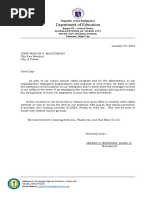 Letter of Request For Fire Drill | PDF