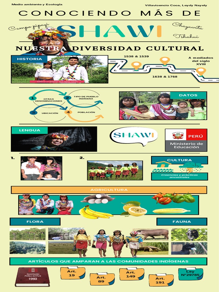 Infografía - Comunidad Shawi | PDF