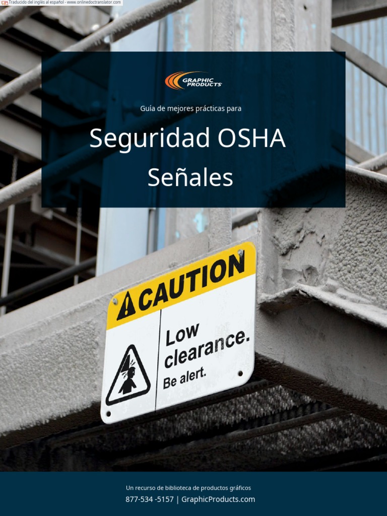 Seguridad OSHA Señalizaciones | PDF | Administración de Seguridad y ...