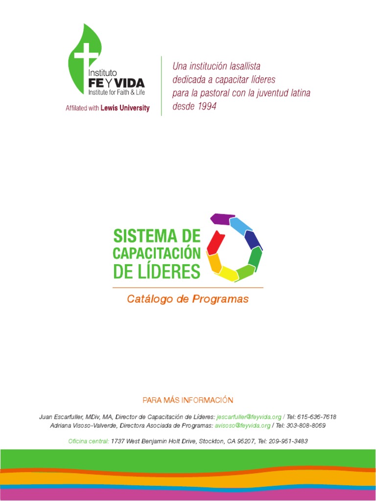 Catalogo de Programas Fe y Vida Web | PDF | Iglesia Católica | Seminario