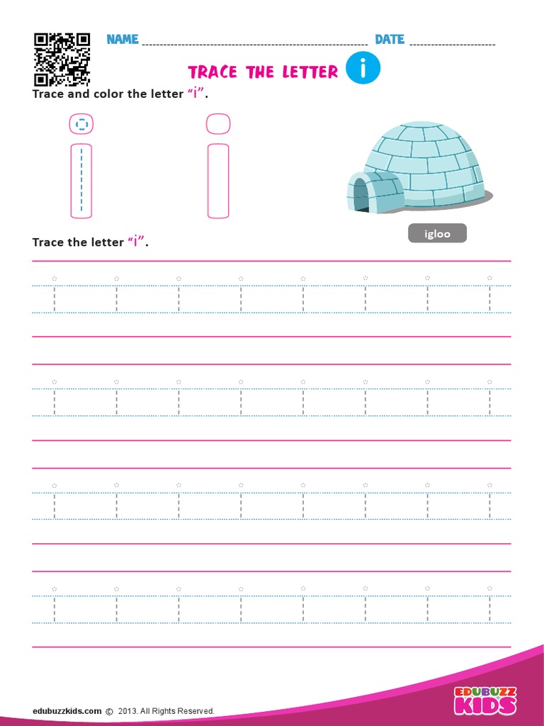 Writing Lowercase Letter - I | PDF