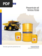 Komatsu TO30 Powertrain Oil Specifications | PDF | Liquids | Materials