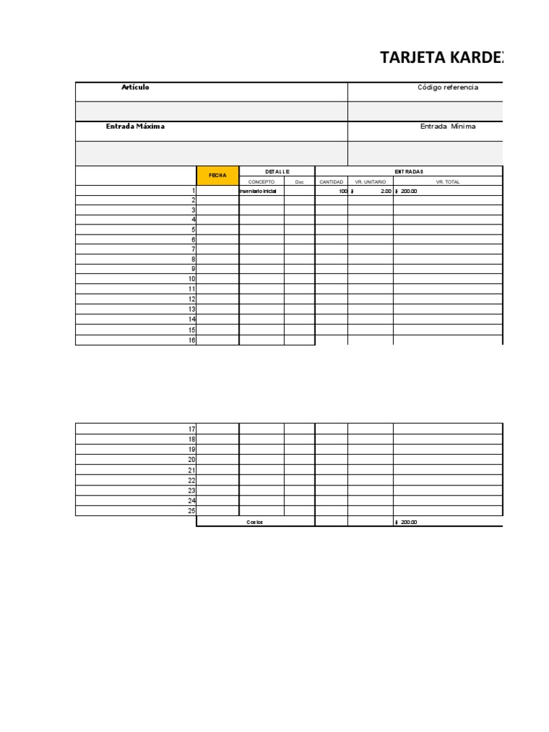 Kardex | PDF