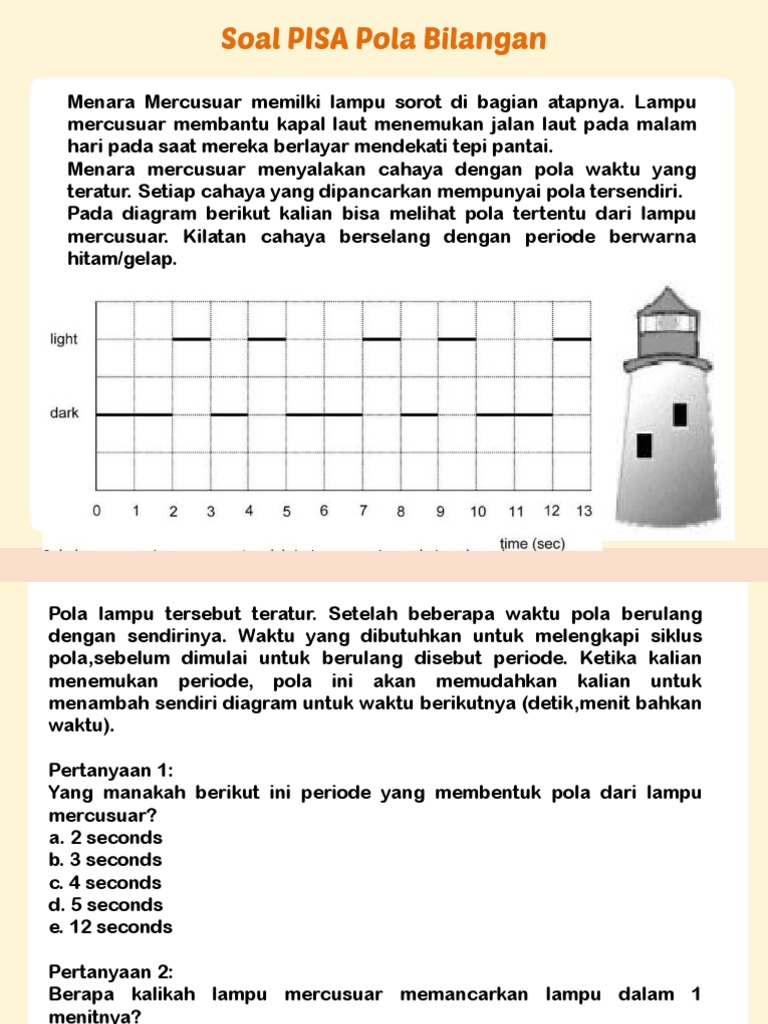 Soal PISA Pola Bilangan | PDF
