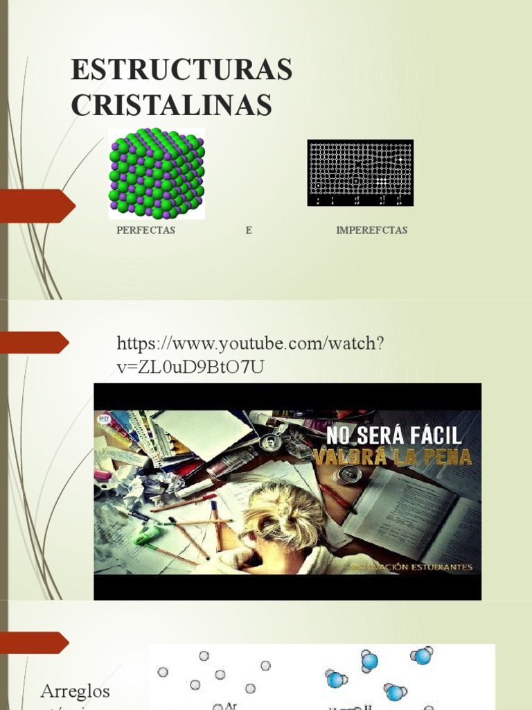 Estructuras Cristalinas | PDF | Cristal | Estructura cristalina