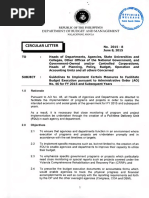 Circular Letter No. 2025-2 | PDF | Budget | Performance Indicator
