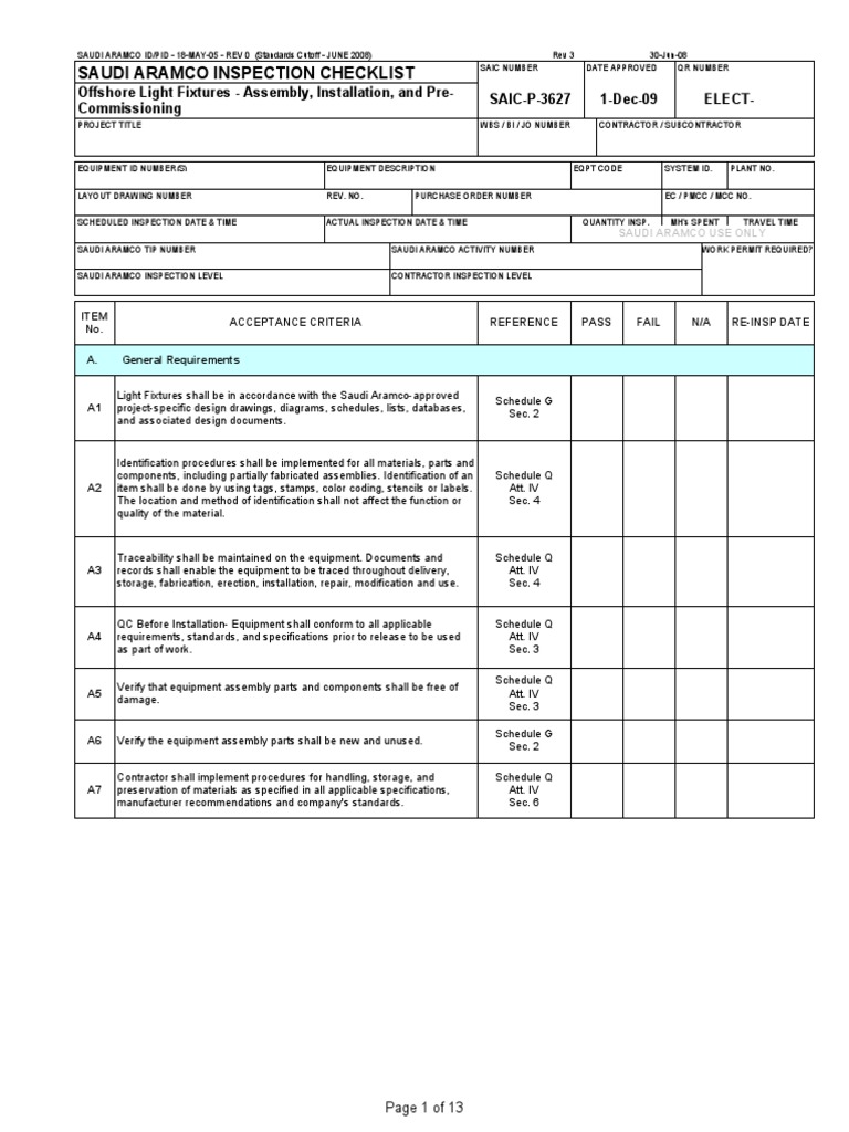 SAIC-P-3627 Rev 3 | PDF | Lighting | Incandescent Light Bulb