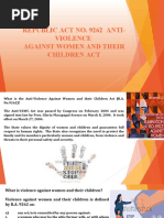 10 Important Questions On VAWC | PDF | Victimology | Restraining Order