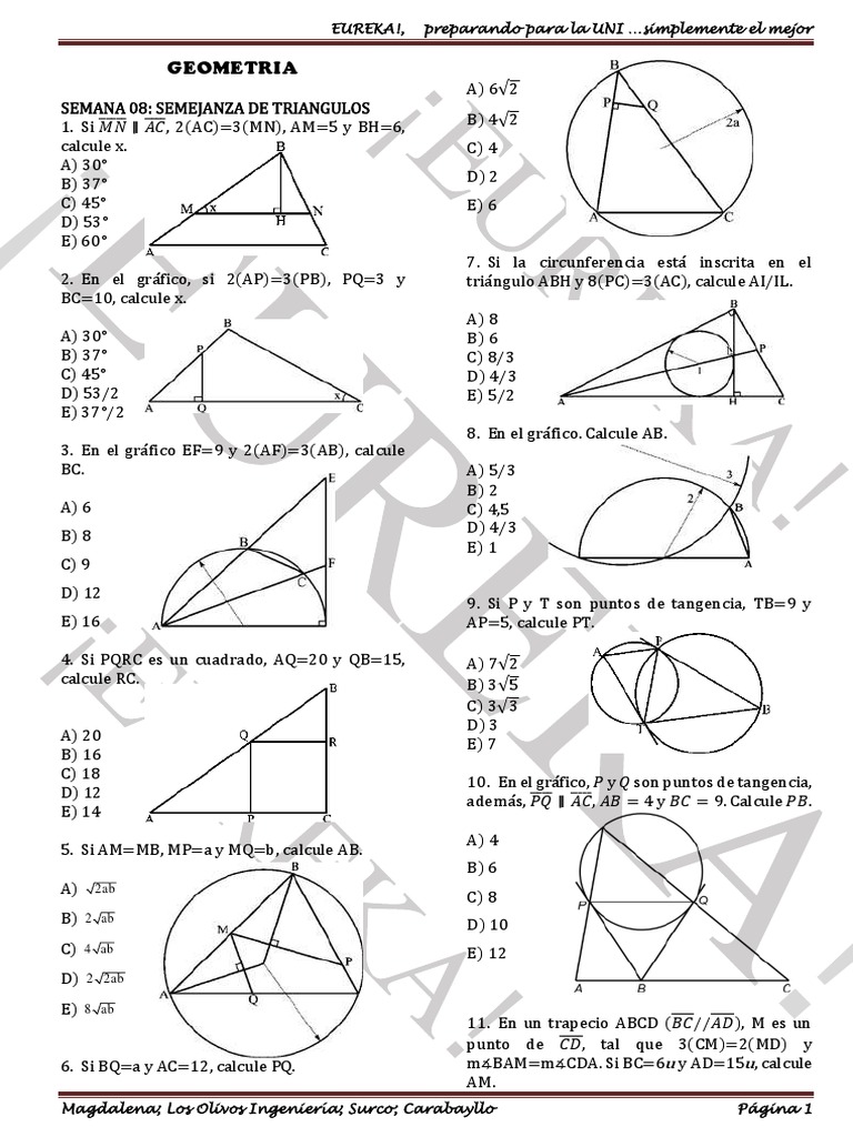 Grehjtjr | PDF | Triángulo | Geometría Elemental