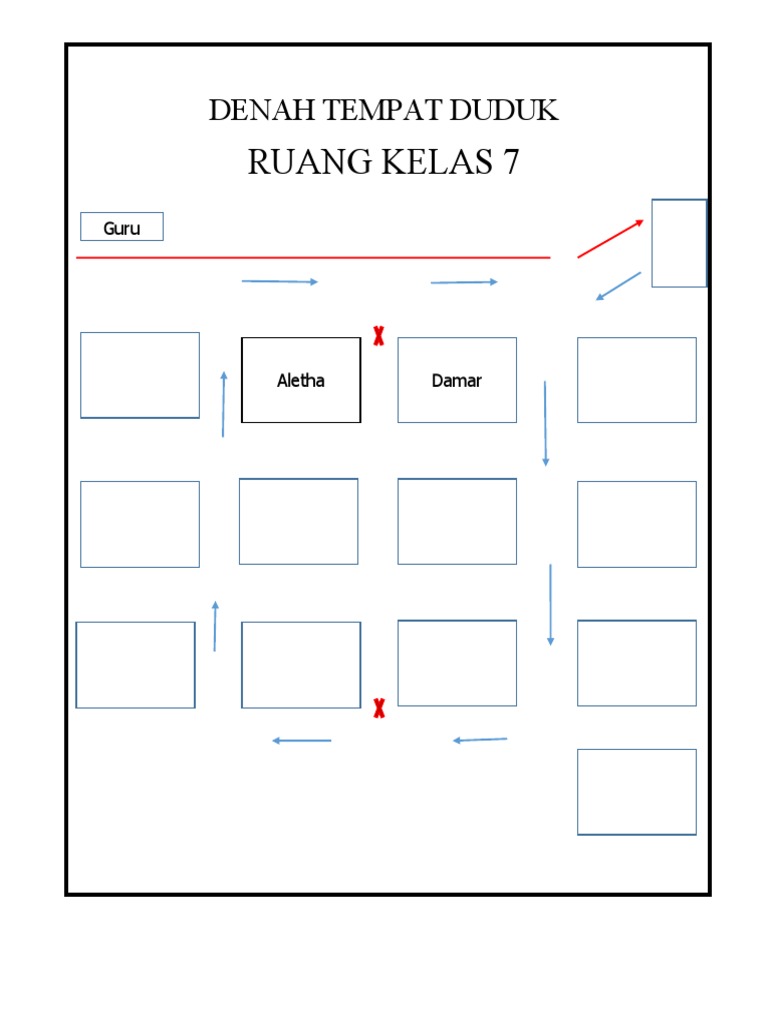 Denah Tempat Duduk | PDF
