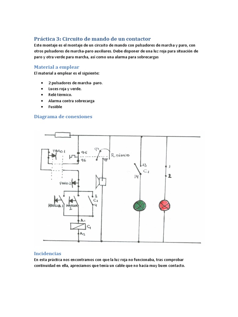 Práctica 3 Electrotecnia | PDF