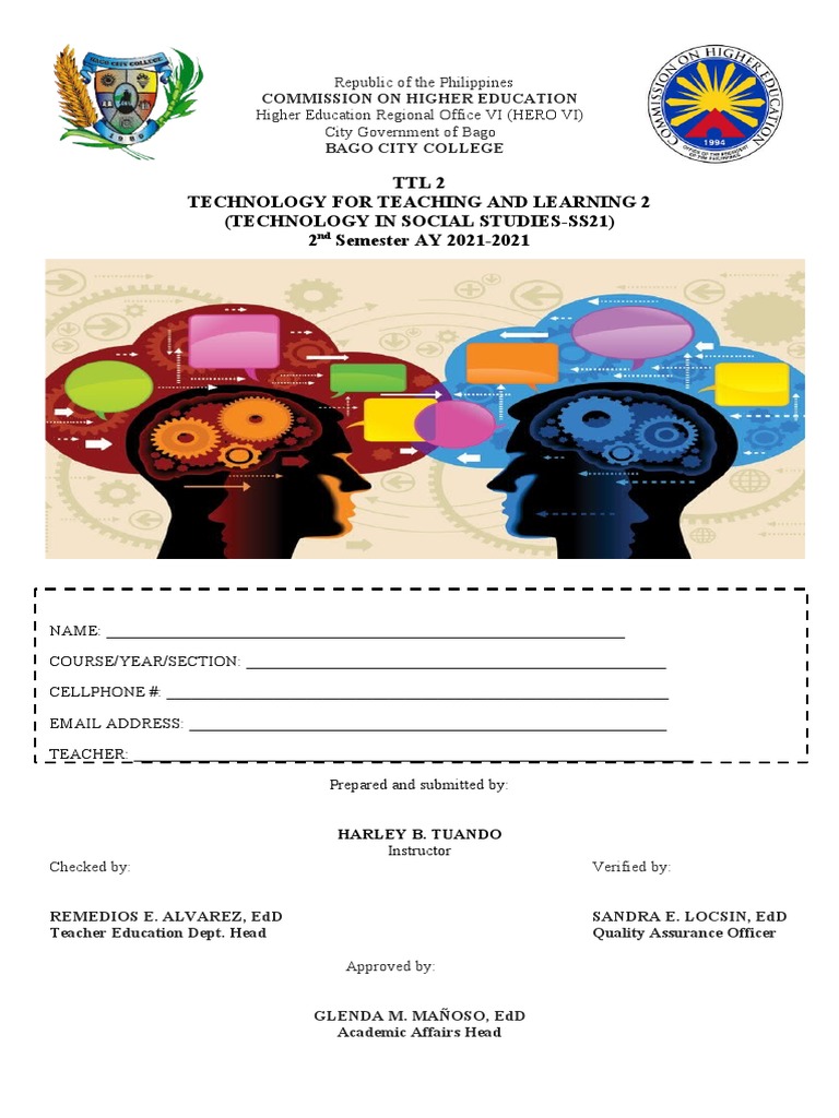 TTL-2-Soc.-Sci.-module-1 | PDF | Lesson Plan | Teaching Method