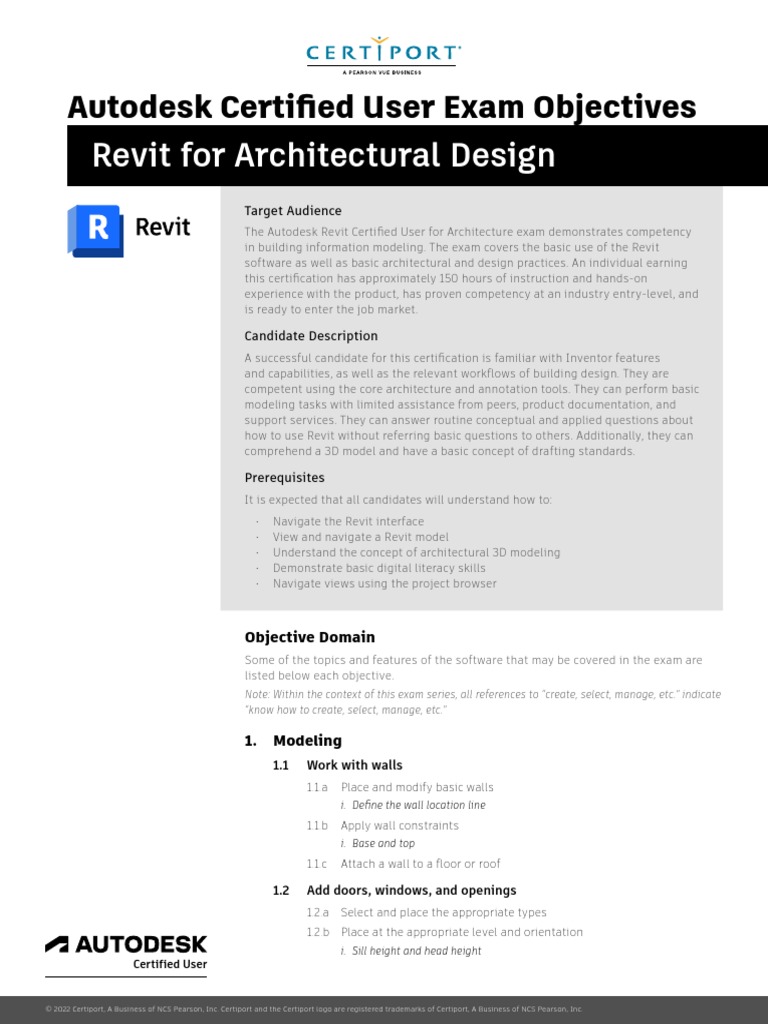 ACU OD Revit 0922 | PDF | Autodesk Revit | Computing
