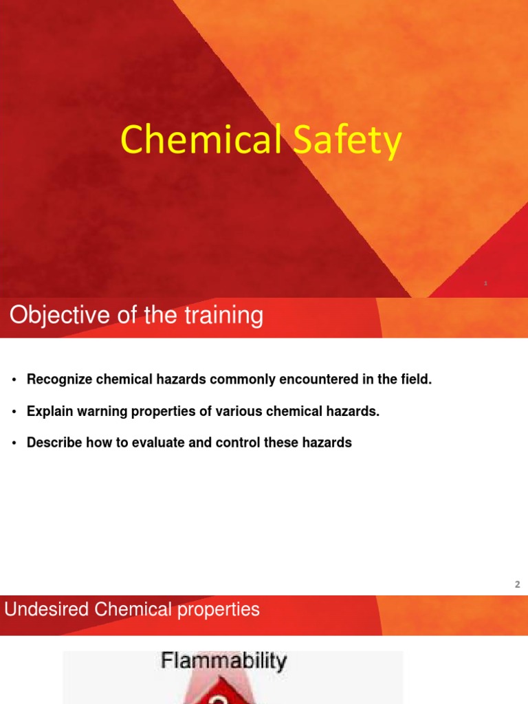 Chemical Safety Training Overview | PDF | Personal Protective Equipment ...