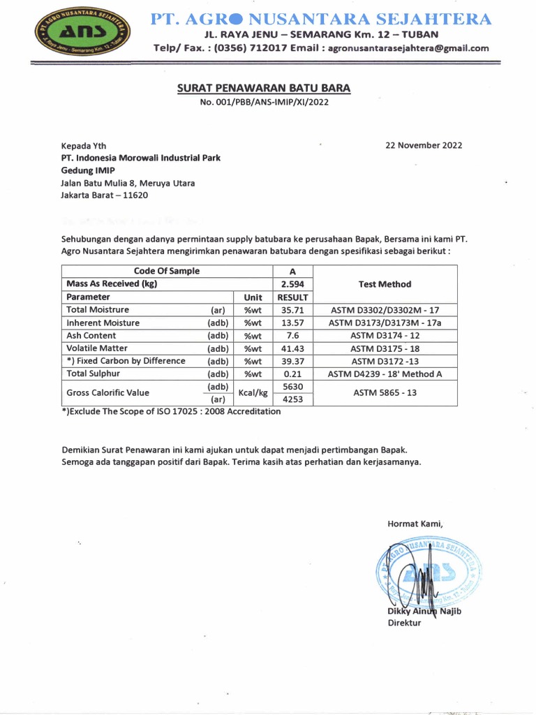 Dokumen Pt. Ans | PDF