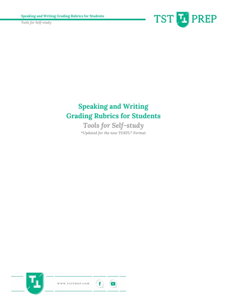 Speaking and Writing Grading Rubrics For Students-02.18.20 | PDF ...
