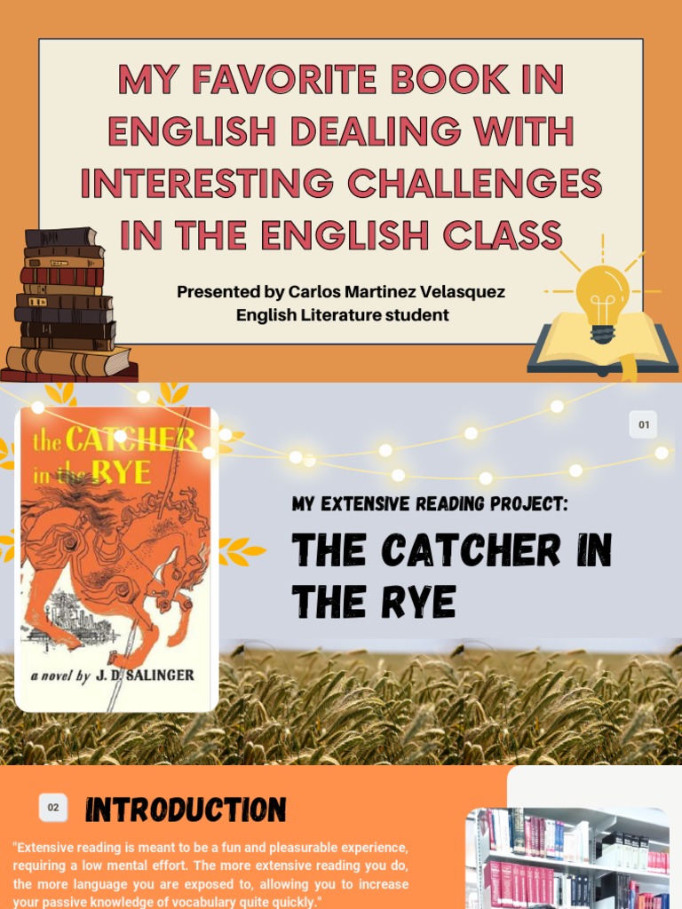 The Catcher in The Rye Extensive Reading | PDF