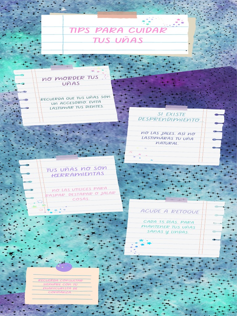 Infografia Cuidado Uñas Ro Nails | PDF