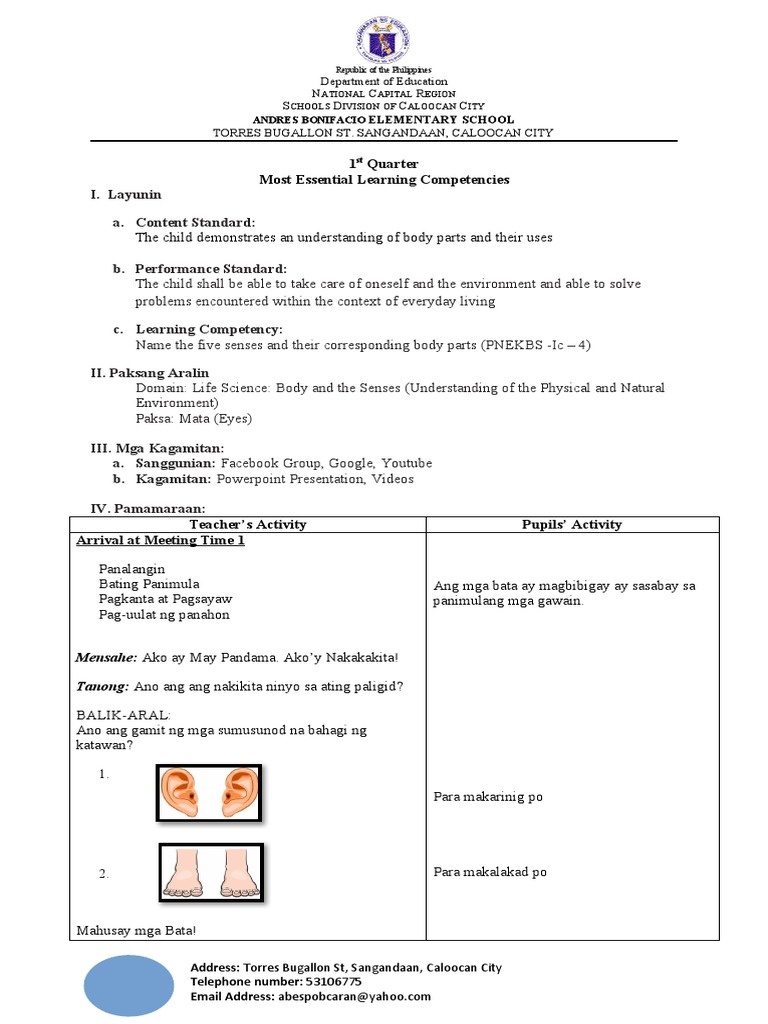 Cot 1 DLP Final | PDF