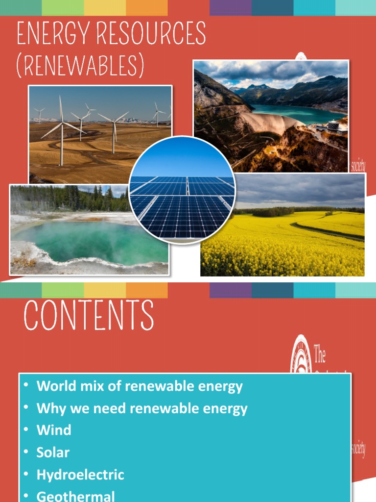 Renewable Energy Resources #8,9 | PDF | Renewable Energy | Energy ...