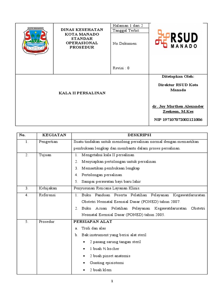 Kala II Persalinan | PDF