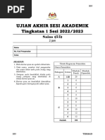 Soalan Uasa Matematik Form 1 2023 | PDF