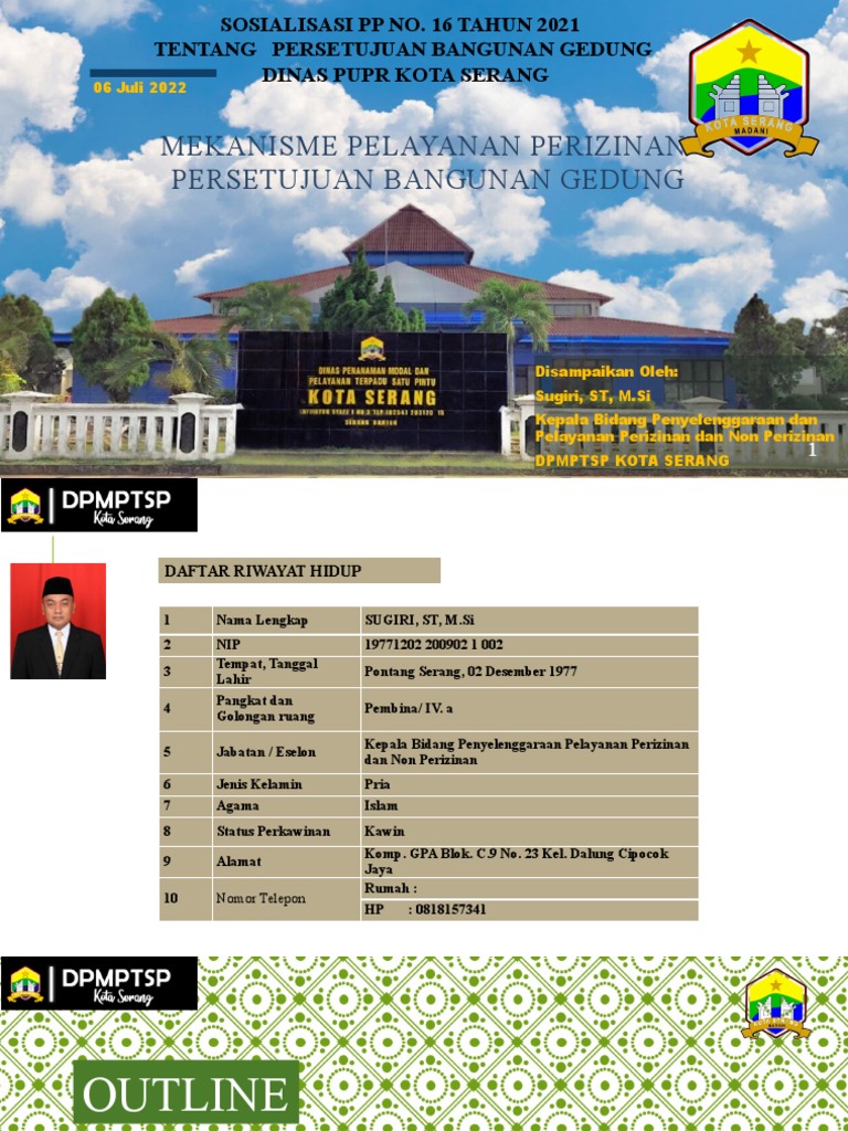 Bahan Paparan Mekanisme Proses PBG 06.07.2022 | PDF