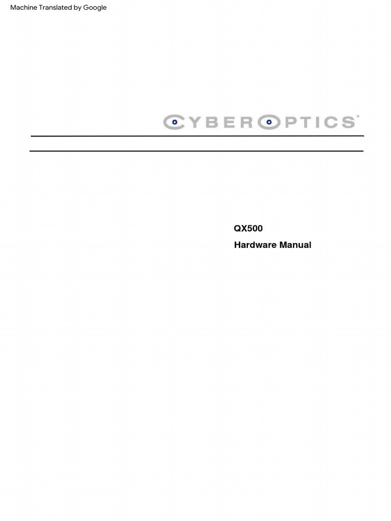 QX500 Hardware Manual - Compressed | PDF | Electromagnetic Compatibility | Switch