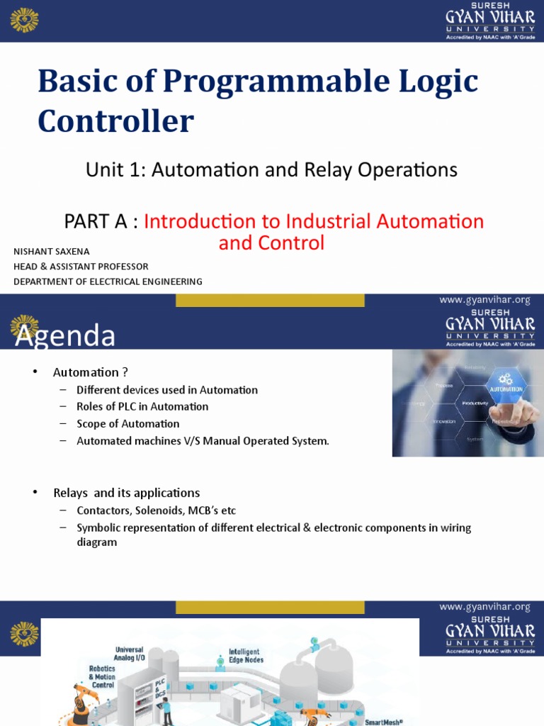 Basic Of Programmable Logic Controller Pdf Programmable Logic Controller Automation