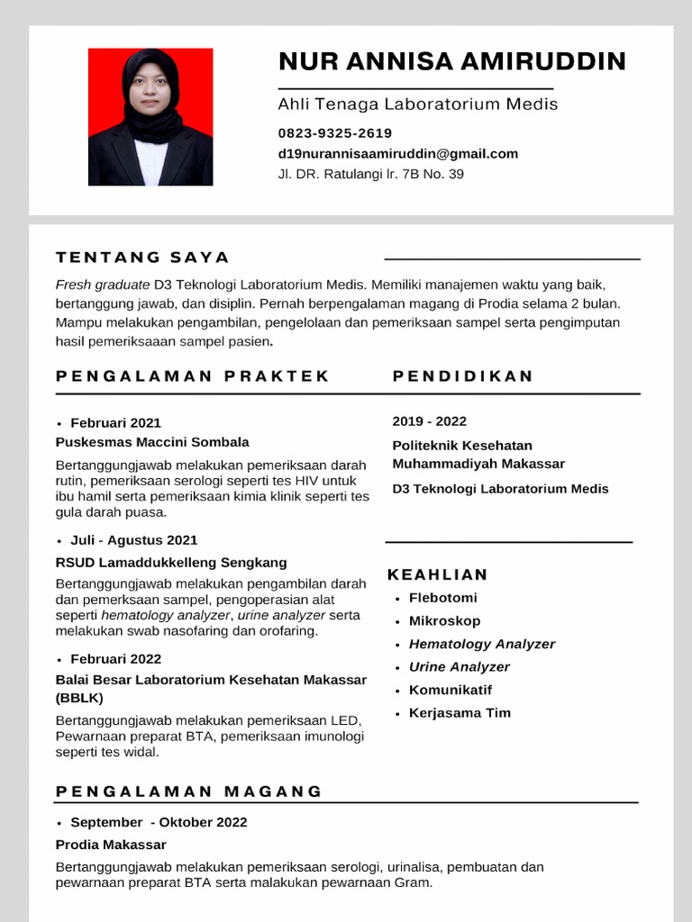 CV Annisa | PDF