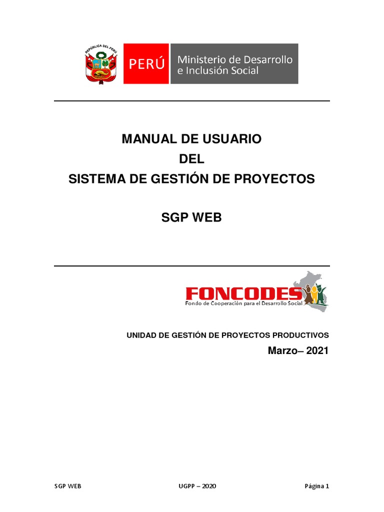 Manual de Usuario SGP Web 1.5 | Descargar gratis PDF | Red mundial ...