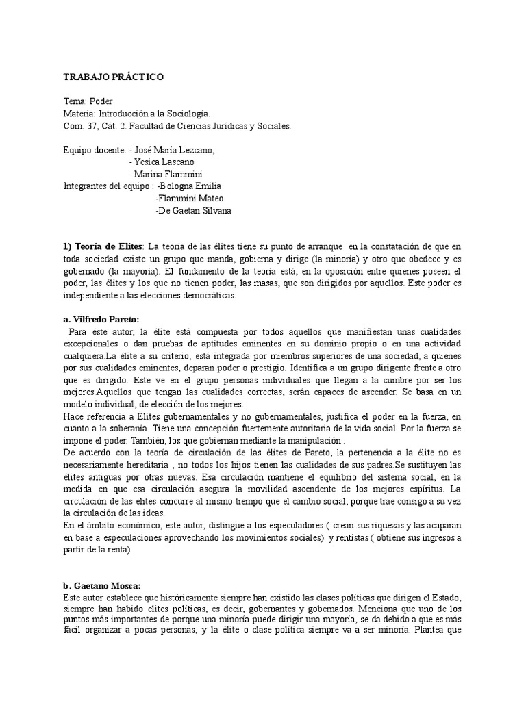 TP Sociología Poder | PDF | Antonio Gramsci | Belleza