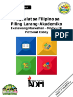 M2 Filipino Sa Piling Larang Akademiks MODYUL 2 GR 12 ABSTRAK | PDF