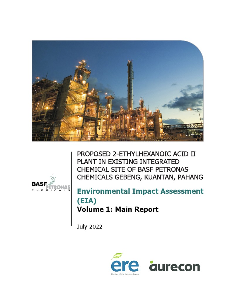 Volume 1 - Main Report | Download Free PDF | Environmental Impact Assessment | Risk