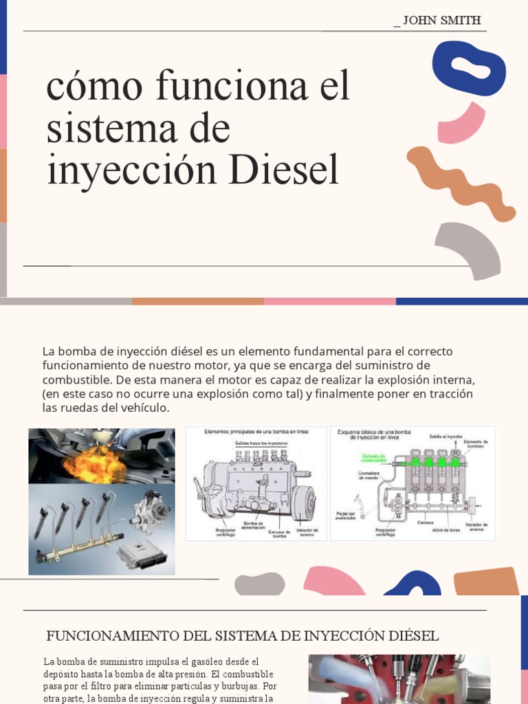 Guía del Sistema de Inyección Diésel | PDF | Inyección de combustible | Motor de combustión interna